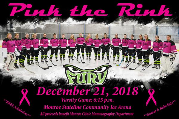 Fury Pink the Rink