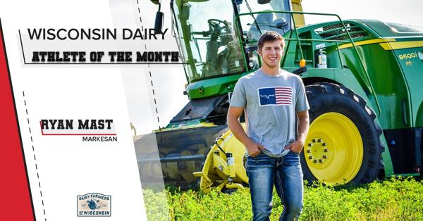 Wisconsin Dairy Athlete of the Month: Ryan Mast, Markesan