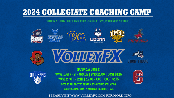 VolleyFX Collegiate Camp