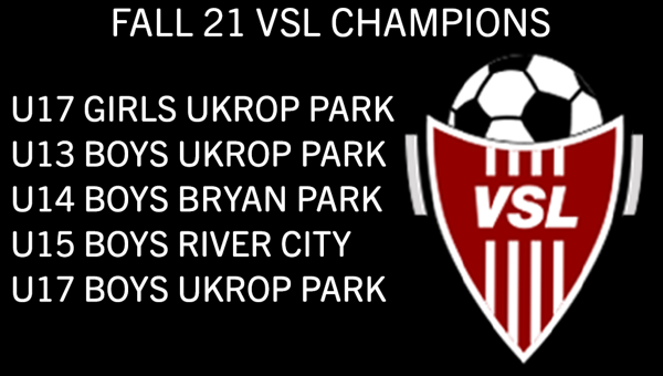 5 TEAMS CROWNED FALL VSLI CHAMPIONS!!