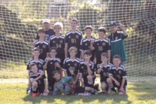 Boys U12 Premier win their League Division!