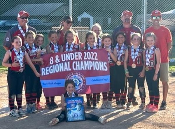 8u Softball Wins Mid-Atlantic Title