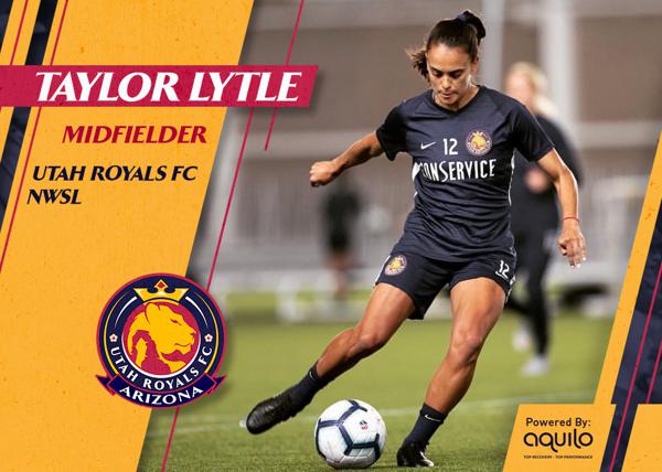 Taylor Lytle, NWSL Utah Royals FC Midfielder, joins the Royals FC Girls ...
