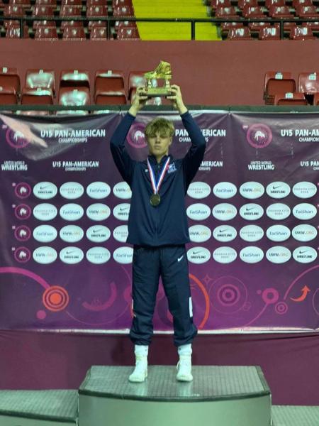 Mound Westonka Wrestler Cooper Rowe is Double Champ at Pan Am Games