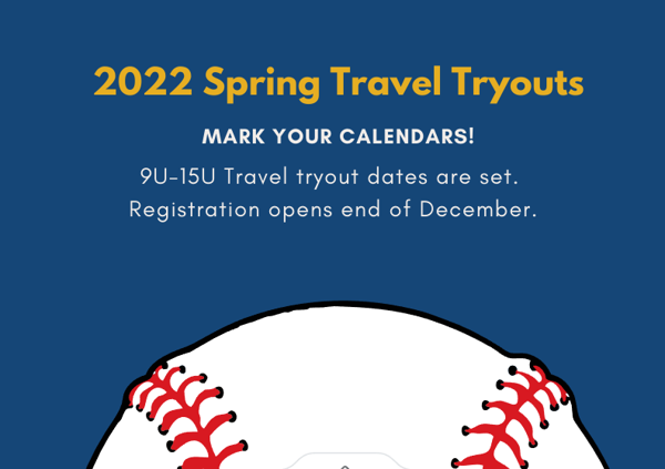 2022 Travel Tryout Dates