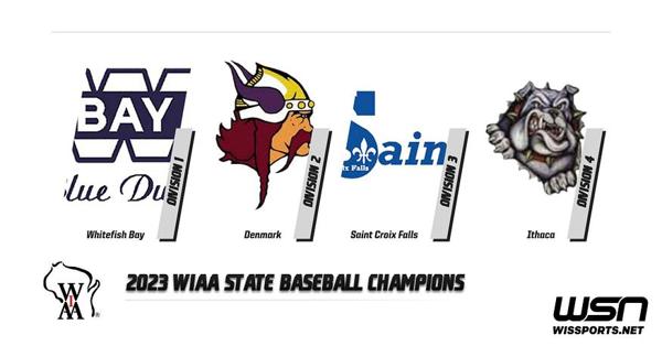 Four Champions Crowned at the 2023 WIAA State Baseball Tournament