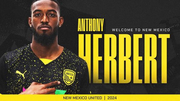 New Mexico adds defender Anthony Herbert