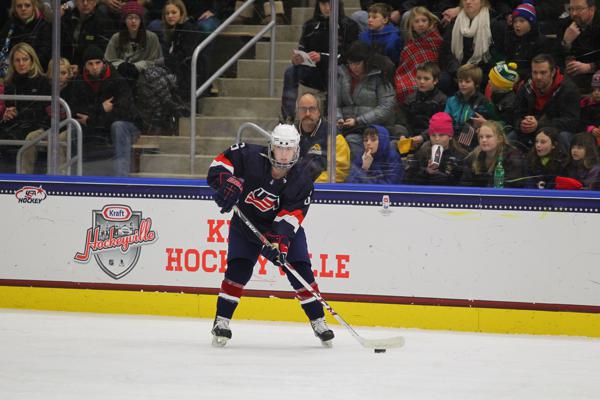 Samoskevich Represents Country, Hometown on Ice