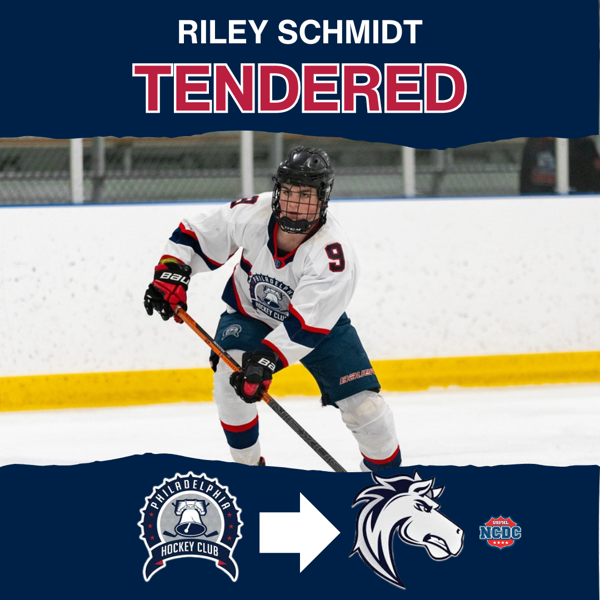 18U AAA Forward Schmidt tendered by NCDC’s Ogden Mustangs of USPHL