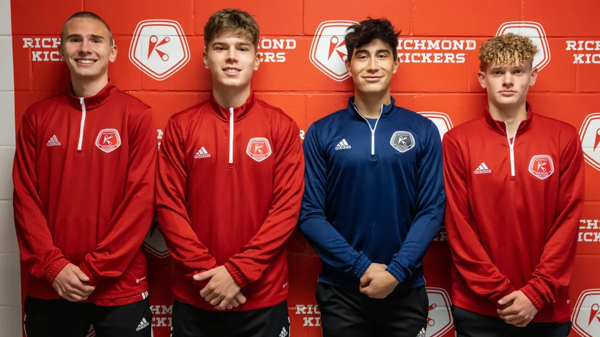 Kickers ink quartet of USL Academy signings