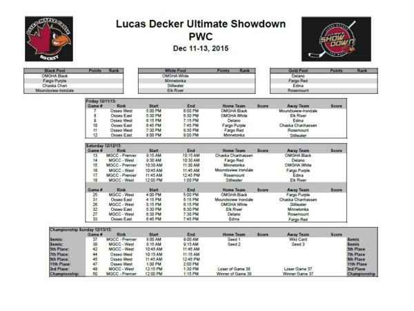 OMGHA Lucas Decker Ultimate Showdown
