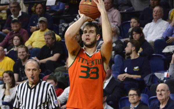 Former Harcum standout Cruz Uceda brings shooting, defense to No. 13 Miami