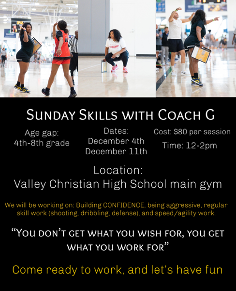 Sunday's with Coach G!