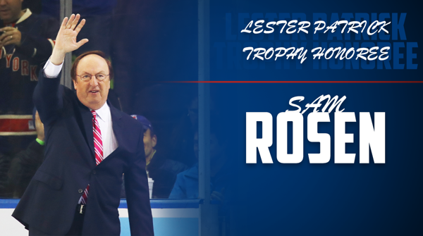 Sam Rosen Named 2024 Lester Patrick Trophy Honoree