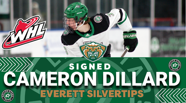 Cameron Dillard Signs with Everett Silvertips