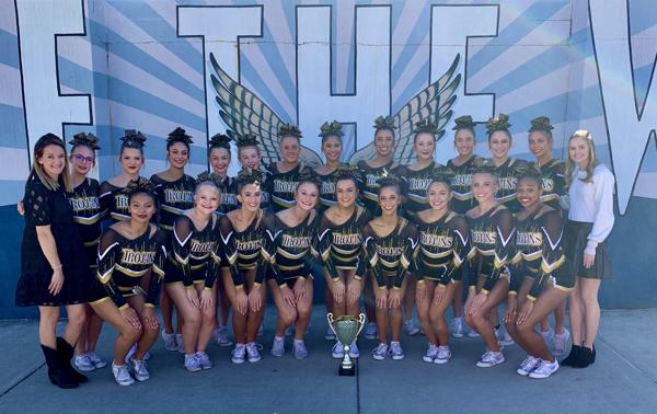 Trojan Cheer claims 12th straight region title