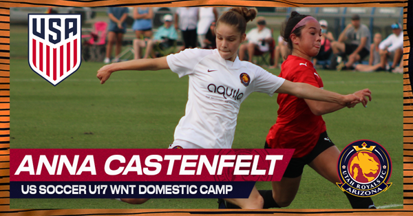 Utah Royal FC AZ's Anna Castenfelt Named To U-17 Women's National Team