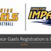 Jr Gaels Registration is now live