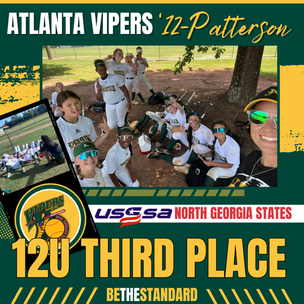 Atlanta Vipers Patterson - USSSA North Florida States 3rd Place