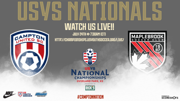 USYS NATIONALS LIVE GAME