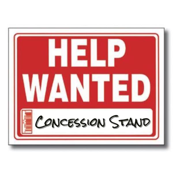 Spring 2021 Concession Volunteers Needed