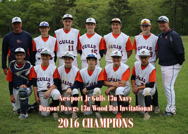 Jr Gulls 13u Navy Captures Dugout Dawgs Wood Bat Invitational