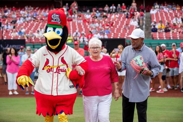 Eberly Family Honored at Cardinals Game