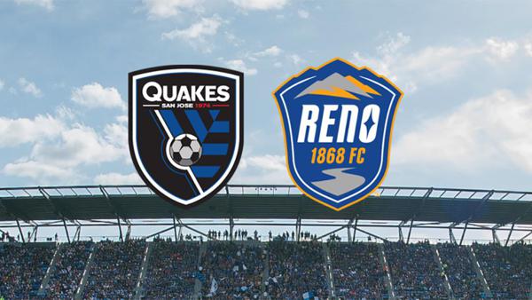 Reno 1868 FC, Earthquakes Announce Partnership