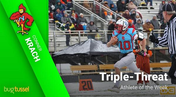 Bug Tussel Triple Threat Athlete of the Week: Conner Krach, Newman Catholic