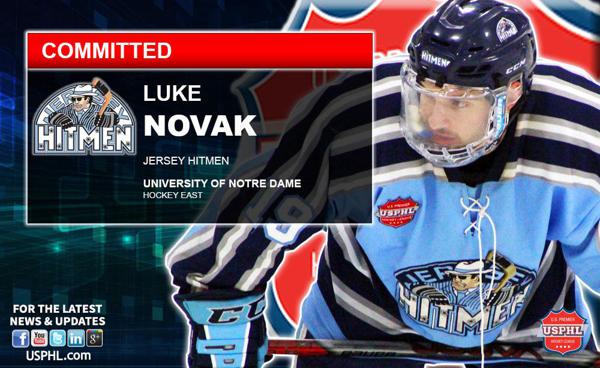 Jersey Hitmen Premier Forward, Chooses University of Notre Dame