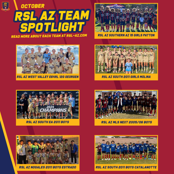 RSL AZ Team Spotlight: October