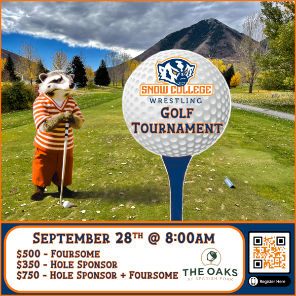 Snow College Wrestling Golf Tournament