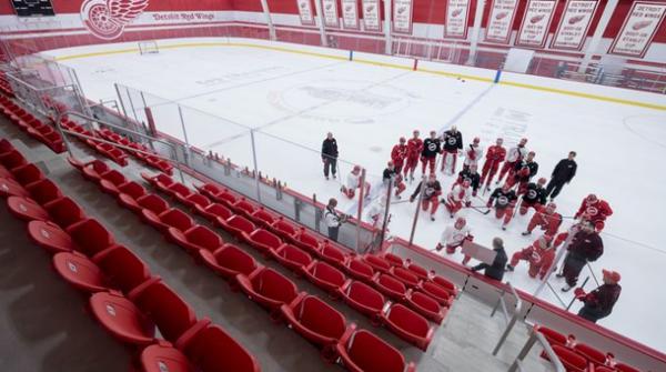 Red Wings Hold 2018 Development Camp at Belfor Training Center