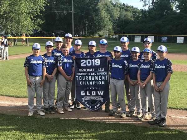 2019 Baseball Champions Batavia 12U