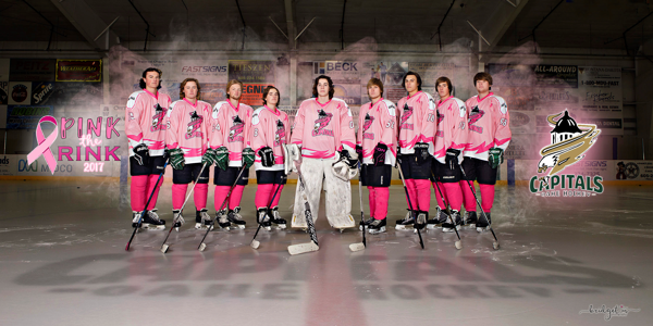 Pink the Rink! Saturday Jan. 7th at 5:15pm