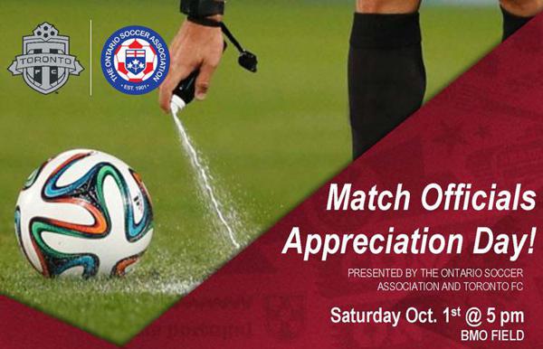 Purchase Your Tickets To Match Officials Appreciation Day