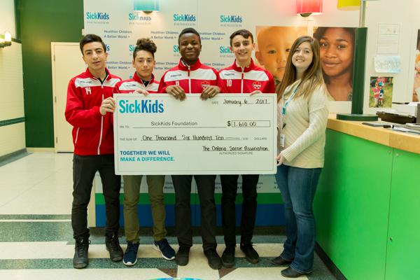 OPDL Charity Shield Winners Present Charities With Cheques