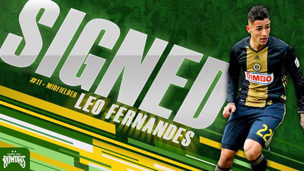 Midfielder Leo Fernandes Joins Tampa Bay Rowdies