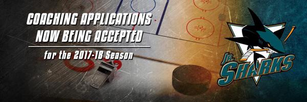 Jr. Sharks NOW Accepting Coaching Applications