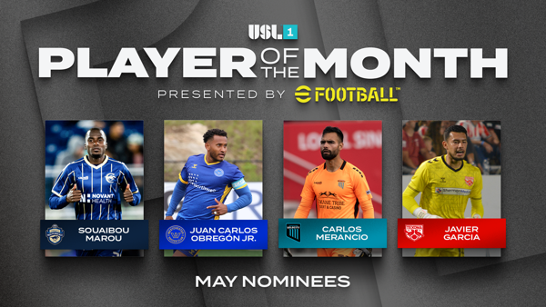 USL League One Player of the Month Nominees – May