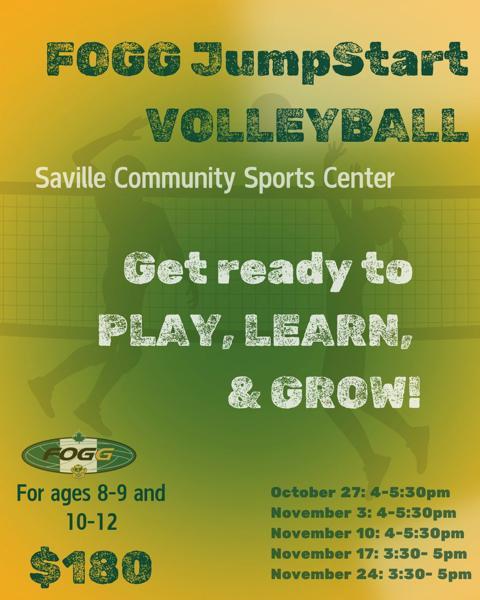 FOGG JumpStart Volleyball Program at Saville Centre