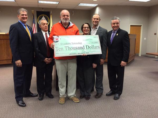 Marlton Soccer Delivers $10,000 Check to Council