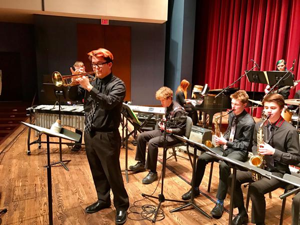 FHS Jazz Bands and Winter Percussion Have Busy Weekend