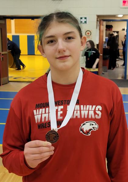 White Hawks Wrestlers End Regular Season