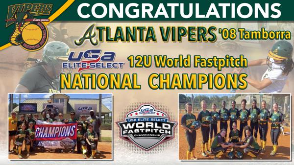 Atlanta Vipers '08 - Tamborra Win the USA Elite Select 12U World ...