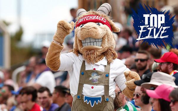 USL Top Five – Mascots