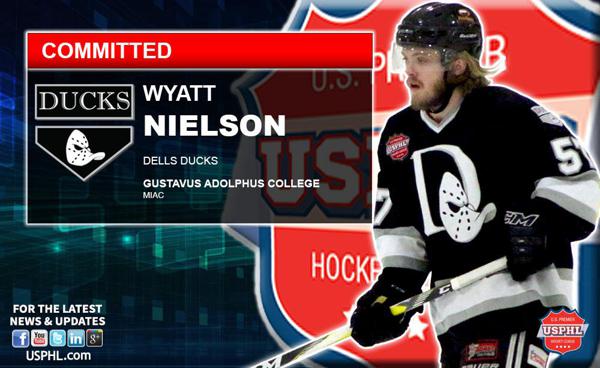 Dells Ducks Wyatt Nielson Commits to NCAA DIII Gustavus Adolphus