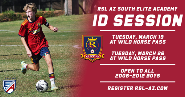 RSL AZ South Elite Academy Announces ID Session Dates