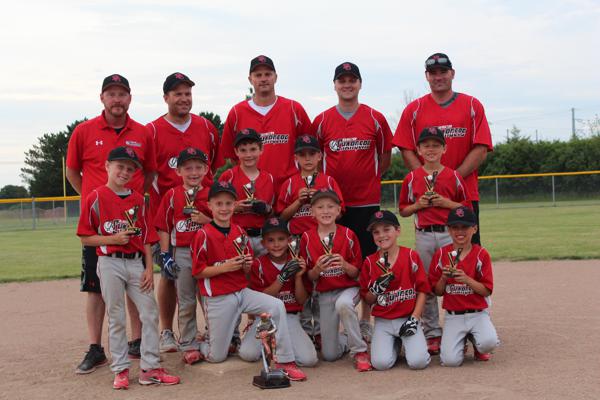 U8 Red - Champions at Wisconsin Baseball 365 U8 B Team Invitational