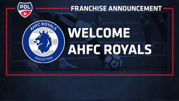 AHFC Royals Unveiled as New PDL Franchise